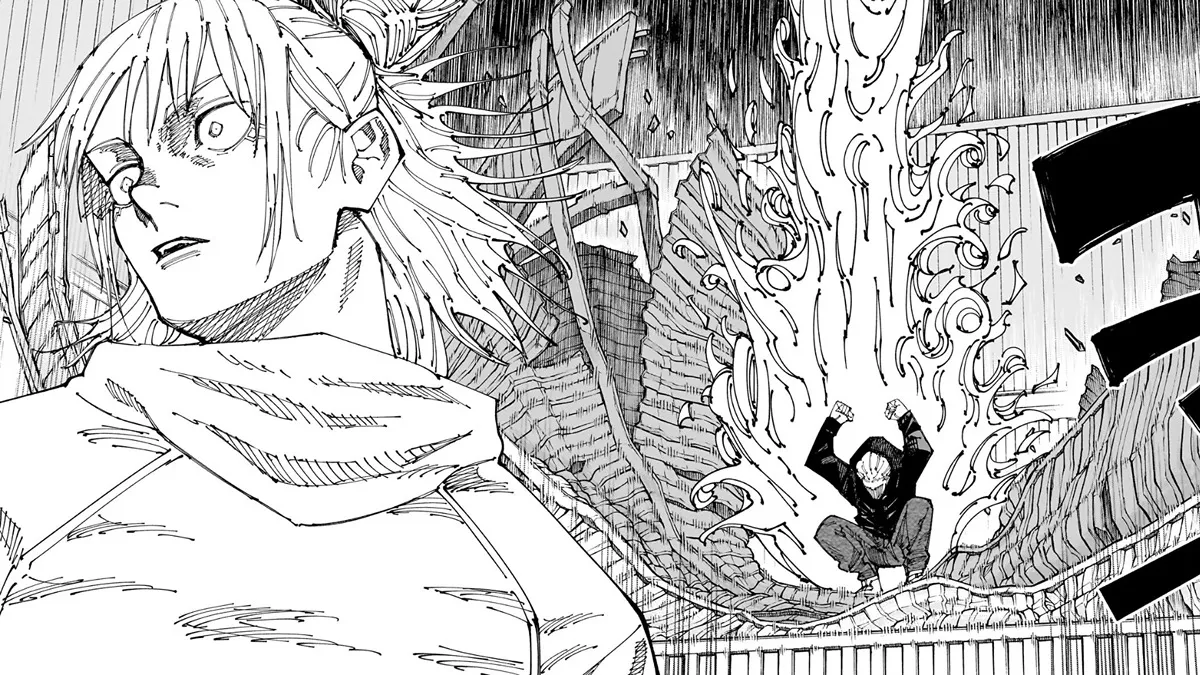 Fã de Jujutsu Kaisen anima luta de Hakari e Kashimo - Muramasa